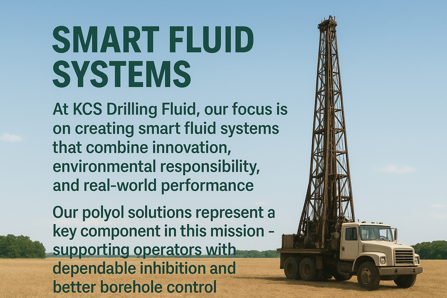 Polyol-Based Drilling Fluid Additives | KCS Drilling Fluids